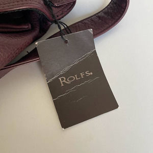 Rolfs | Bags | Rolfs Legacy Ii Merlot Leather Handbag Purse Shoulder ...